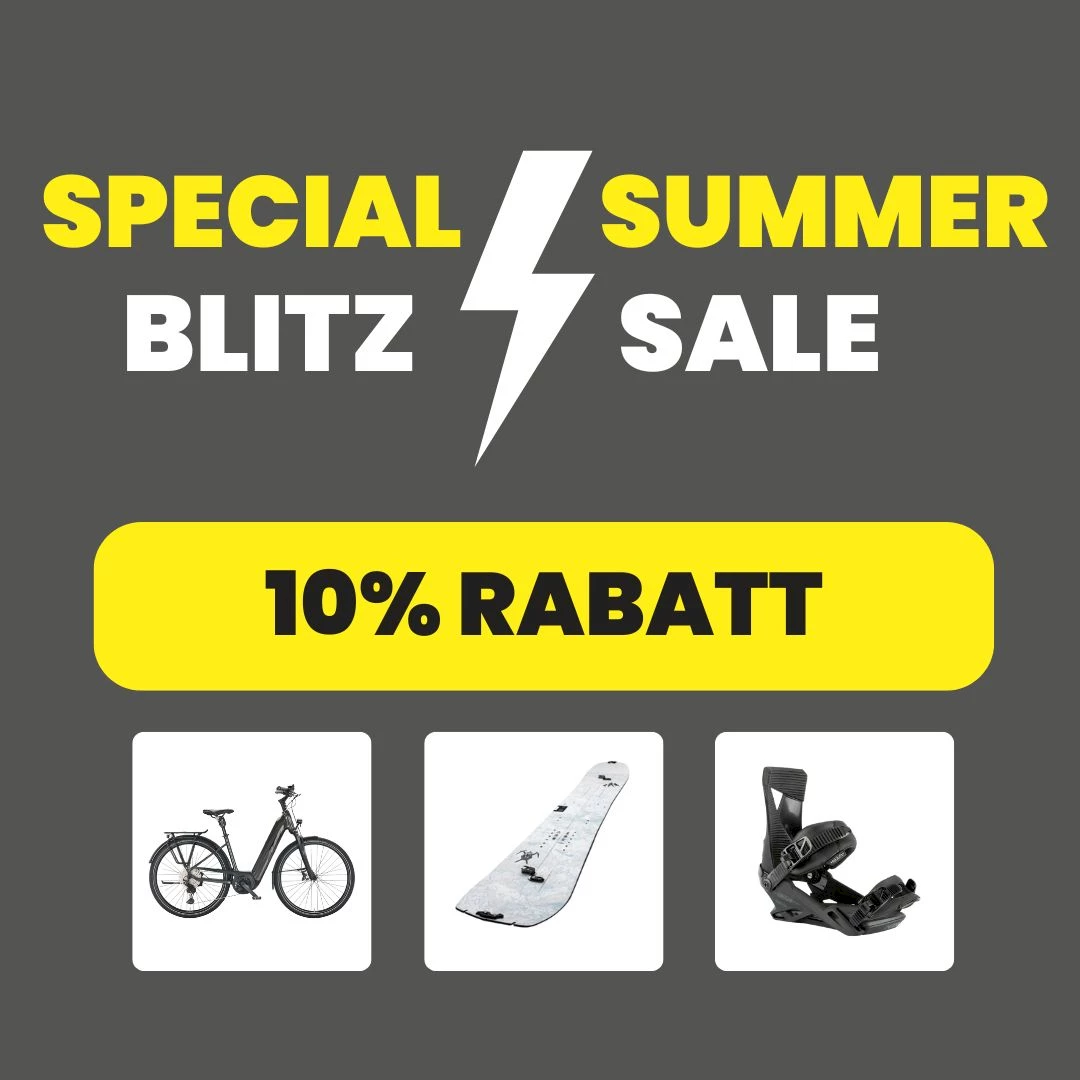 Special Summer Blitz Sale - Fahrrad- & Snowboard-Fachgeschäft